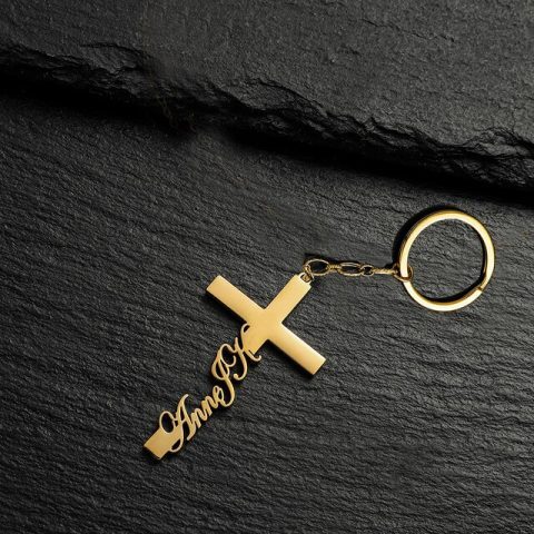 Customized Big Font Keychain - 99 Customized Jewellery